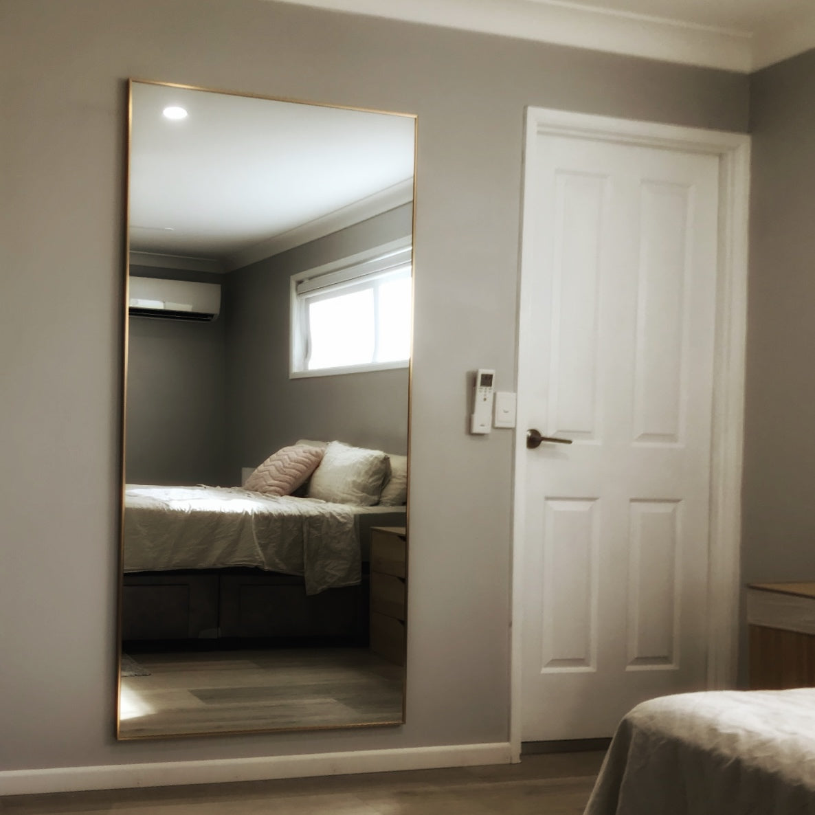 Studio Rectangle Wall Mirror Minimalist - Queensland Mirrors ...