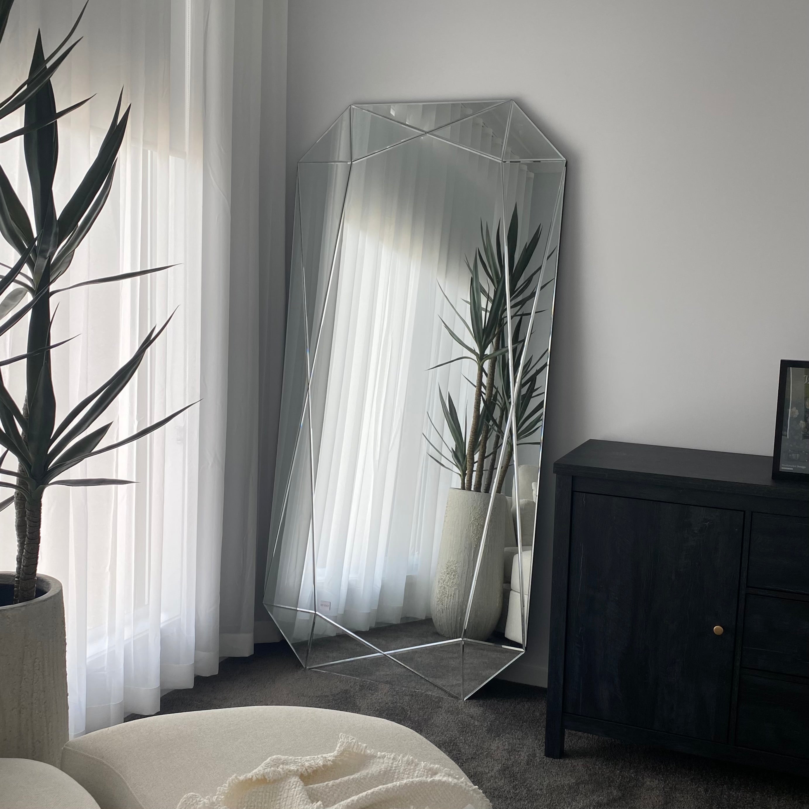 Diamond European Wall Mirror 200x100cm - Queensland Mirrors ...