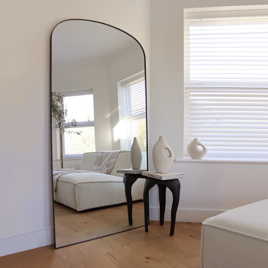 LISA - Arch Mirror Metal Frame Size 200X100cm · Queensland Mirrors